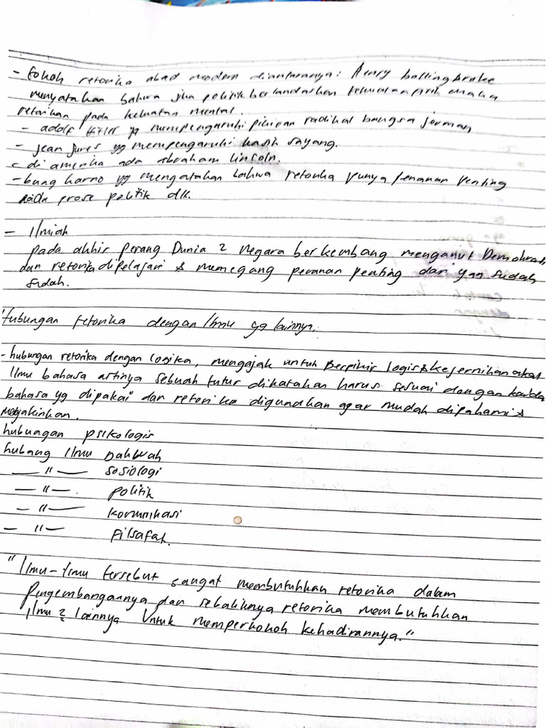 Retorika - Farhan Satria Nugraha | PDF