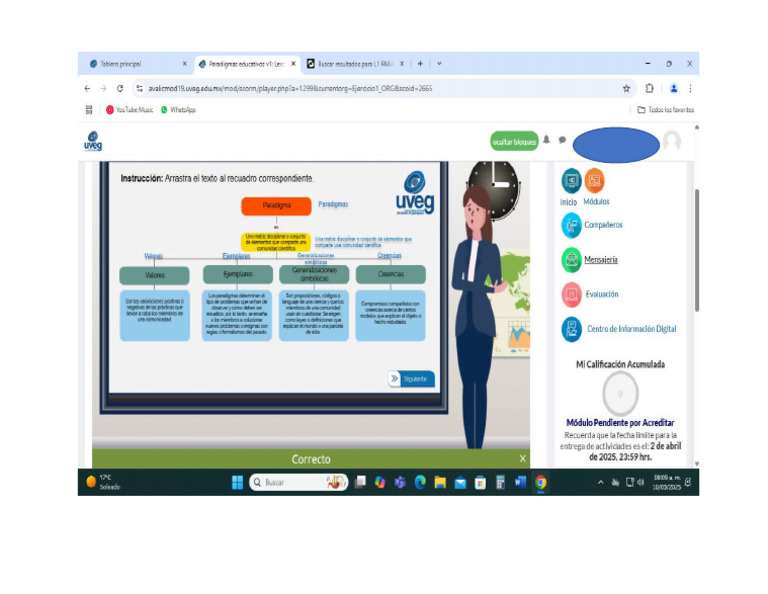 Lección 1. Los paradigmas educativos - ejercicio | PDF