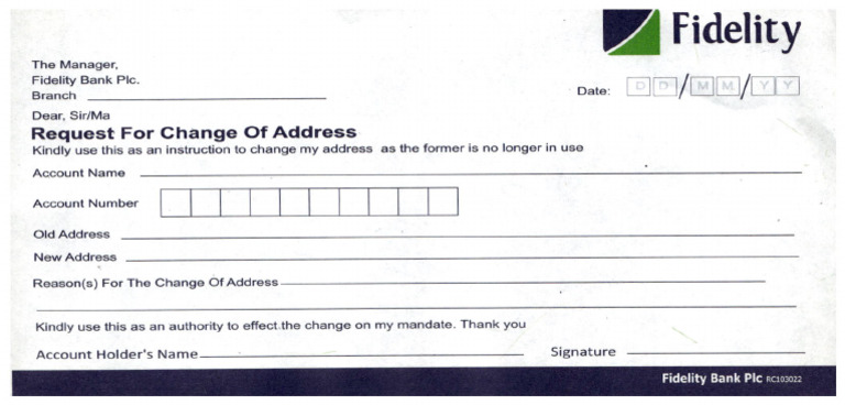 Address Change | PDF