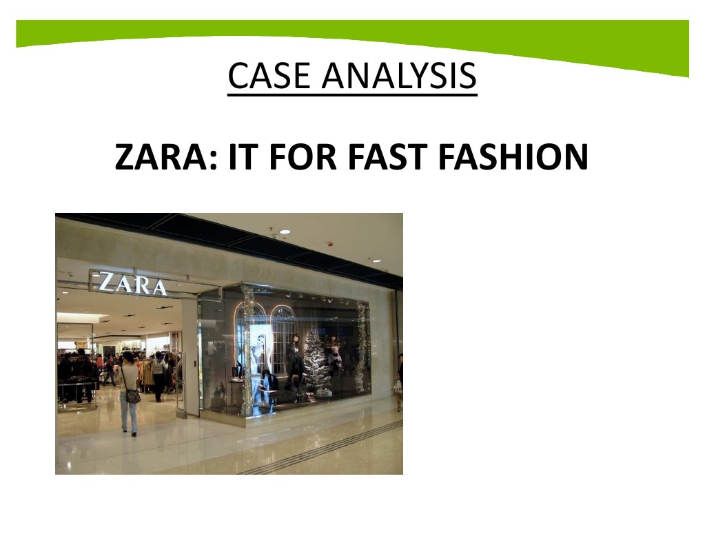 Zara-IT For Fast Fashion Group7 Sec2 Updated | PDF