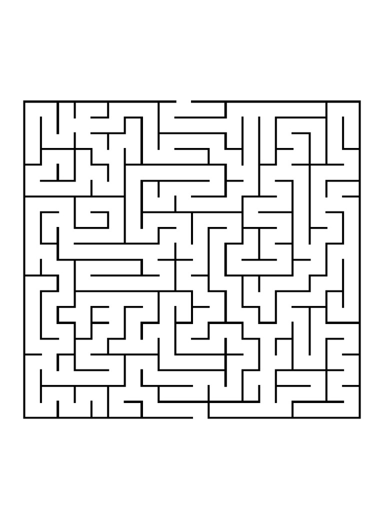20 by 20 Orthogonal Maze | PDF