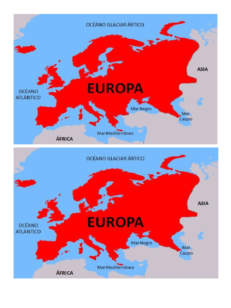 Mapa Político de Europa | PDF