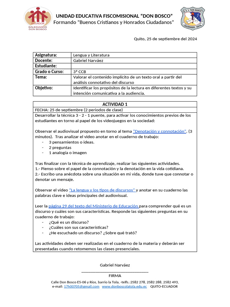 b2ccce84_FORMATO_GUIA_DE_ESTUDIO_ACTIVIDADES__3_CCB_25_09_24_LENGUA | PDF