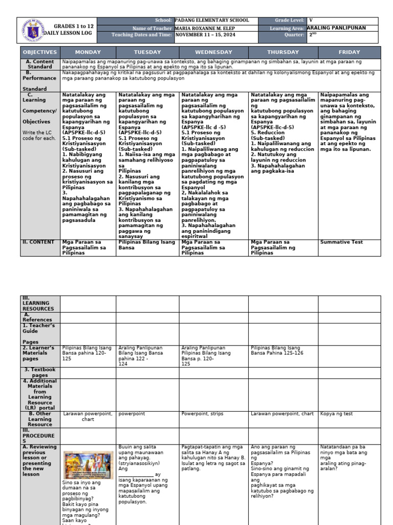 AP 5 Week 6 2nd Quarter | PDF