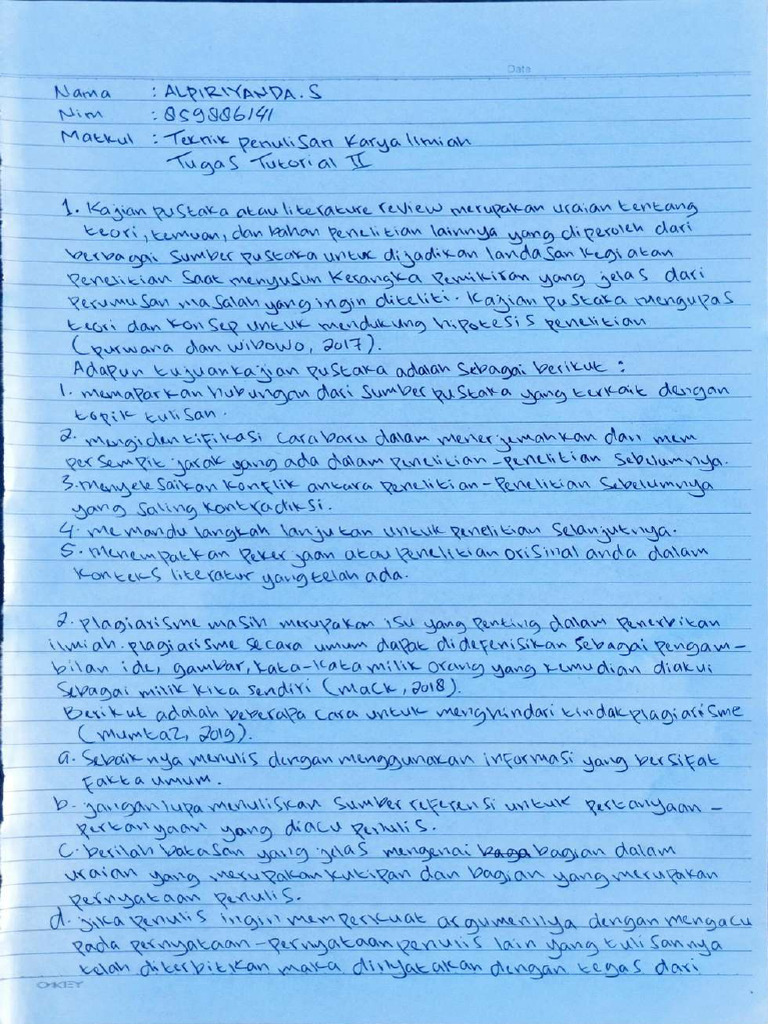 Tugas Tt2 Teknik Penulisan Karya Ilmiah_compressed | PDF