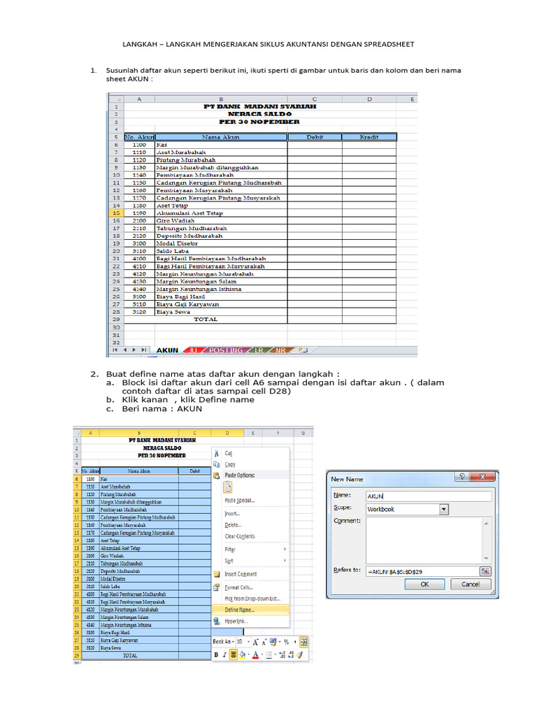 Langkah - Langkah Spreadsheet 11 LPS | PDF