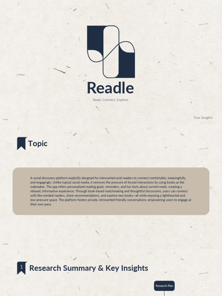 Final Assignment (Presentation) External Jury - Siya Sanghvi | PDF | Usability | Privacy