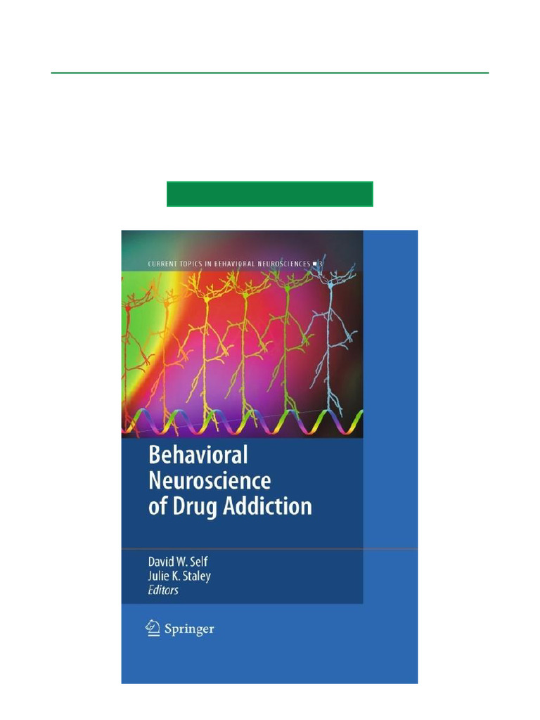 Trending Topic Behavioral Neuroscience of Drug Addiction - 1st Edition ...