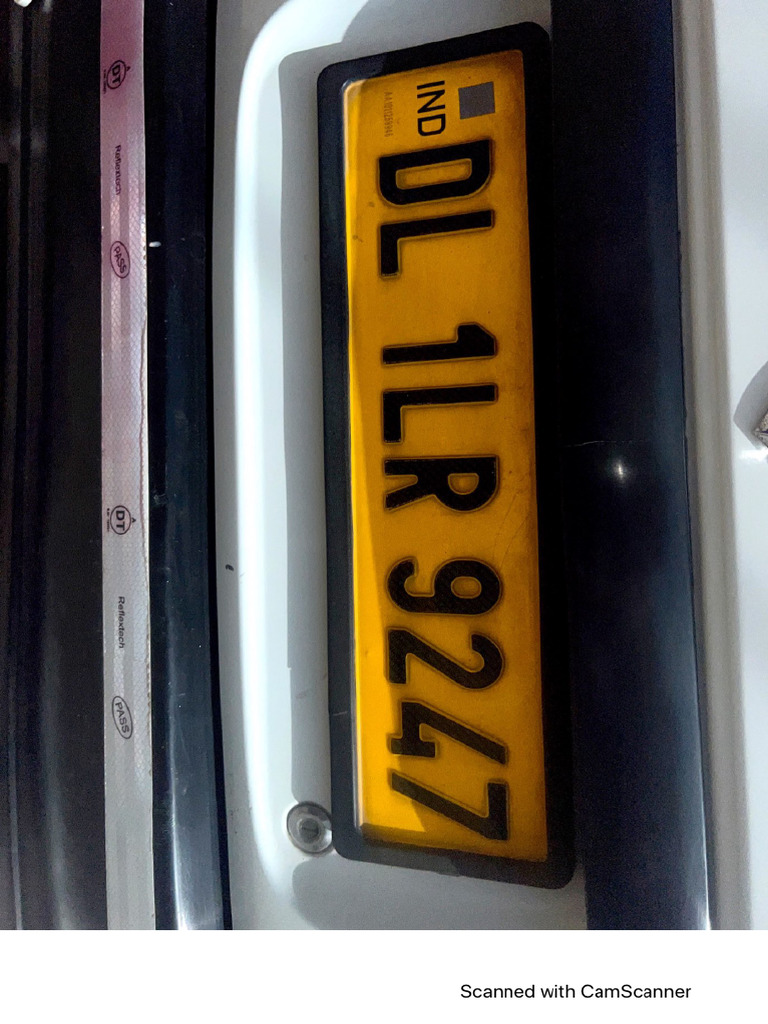 Back No Plate | PDF