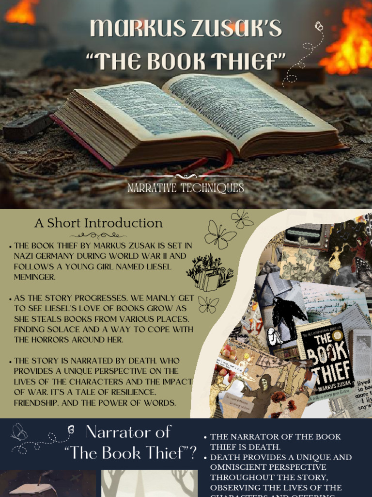 Narrative Techniques in The Book Thief | PDF | Narration