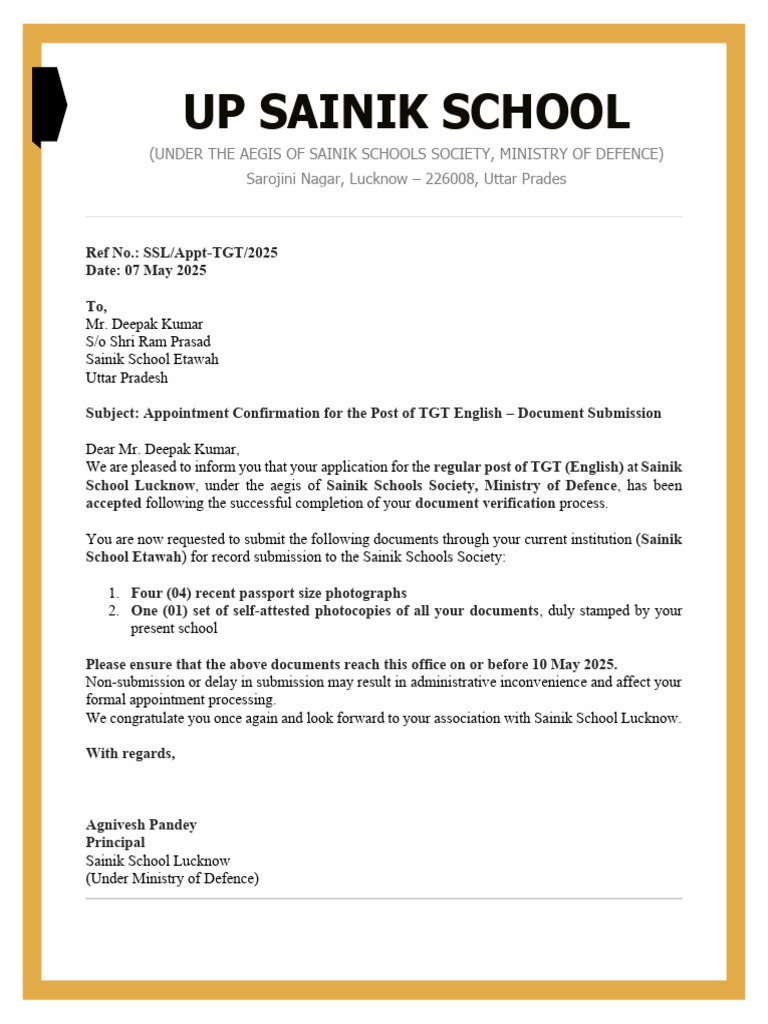 Up Sainik School | PDF