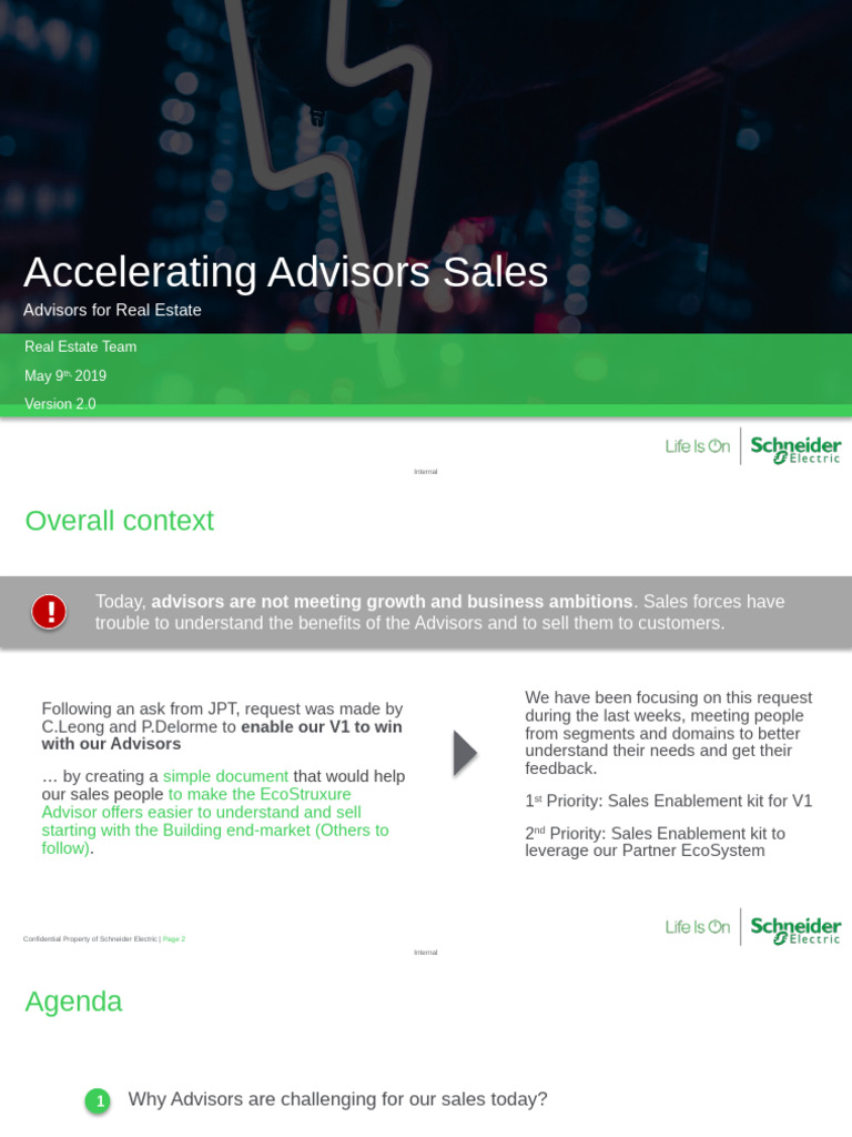 CRE - Advisor Sales Enablement Kit - EN - Internal | PDF | Energy ...