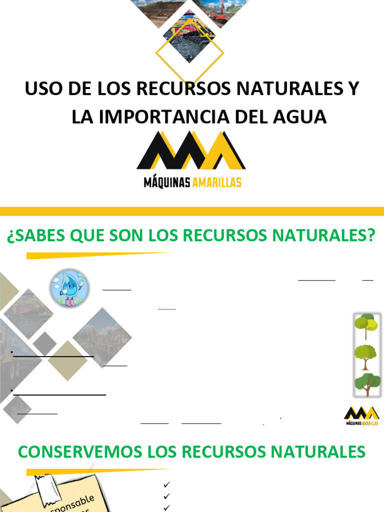 2 Ambiental Recursos Naturales y la importancia del agua | PDF | Agua ...