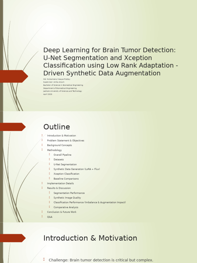 Thesis Presentation | PDF | Image Segmentation | Deep Learning
