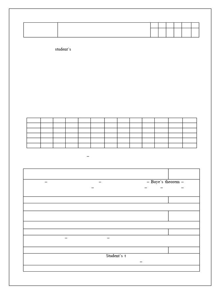 Statistics For Engineers - Syllabus | PDF | Probability Distribution ...