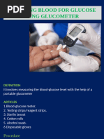 Glucometer Competency | PDF