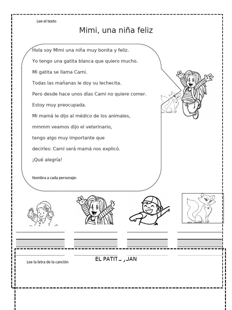 Mimi y su gatita Cami | PDF