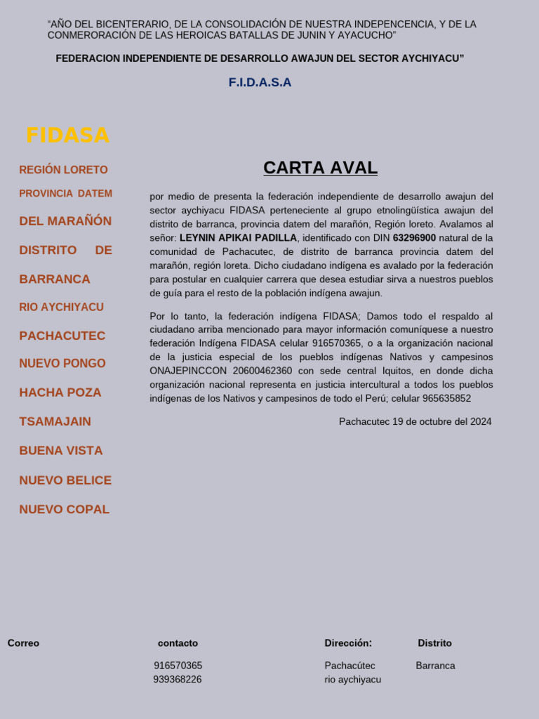 AVAL | PDF