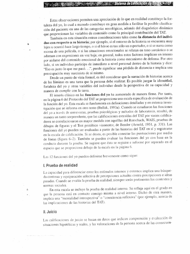 TAT, CAT, SATUsoclinico 126 129 | PDF