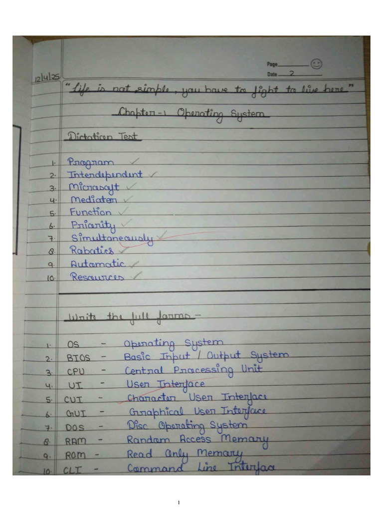 Computer Chapter 1 Class 8 | PDF