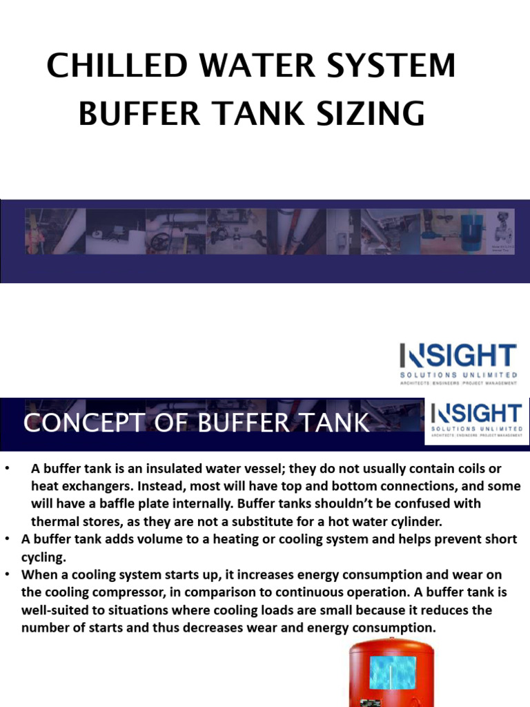 Chilled Water Buffer Tank Sizing | PDF | Mechanical Engineering ...