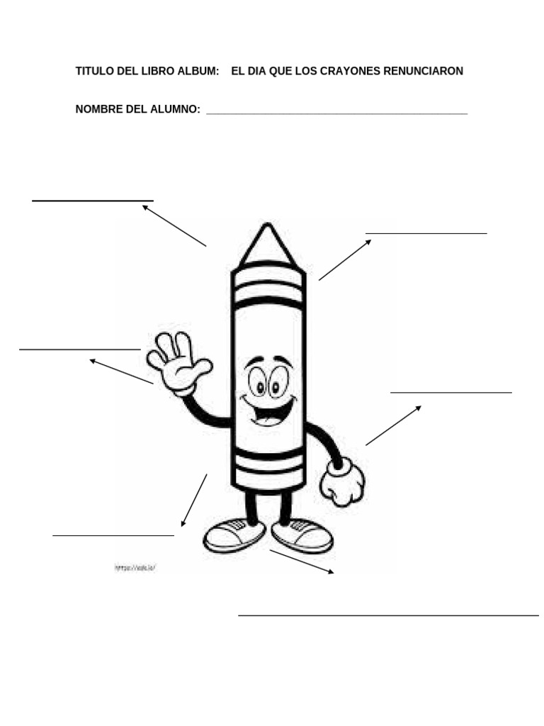 El Dia Que Los Crayones Renunciaron, Esquema | PDF