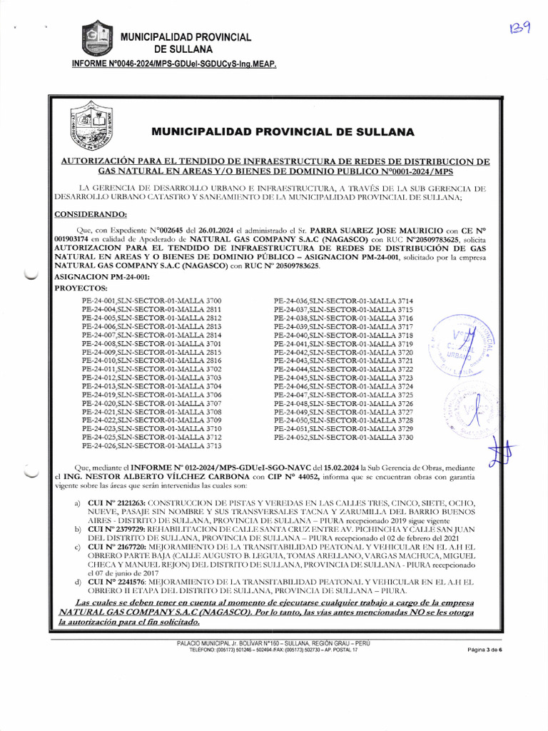 Autorizacion Municipal Pm-24-001 Sln | PDF