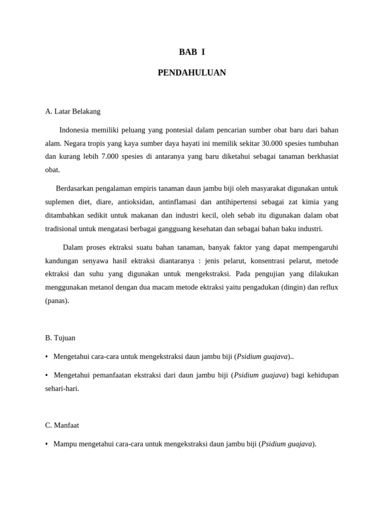 CONTOH KTI Karya Tulis Ilmiah | PDF