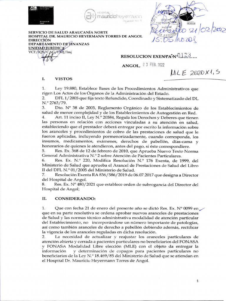 Nueva Resol - Exenta 123 | PDF