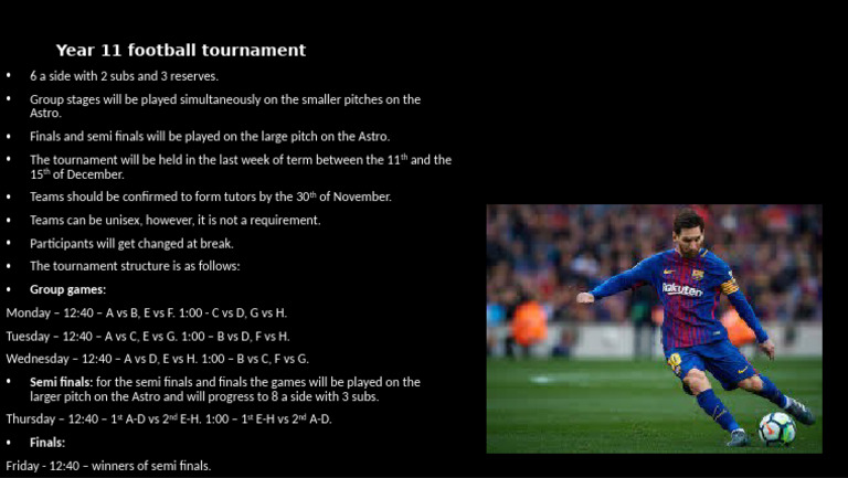 Football Year 11 | PDF