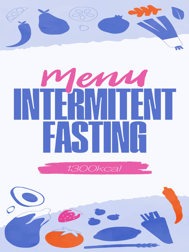 Meniu Intermitent fasting 1300 kcal mai 2023-compressed | PDF