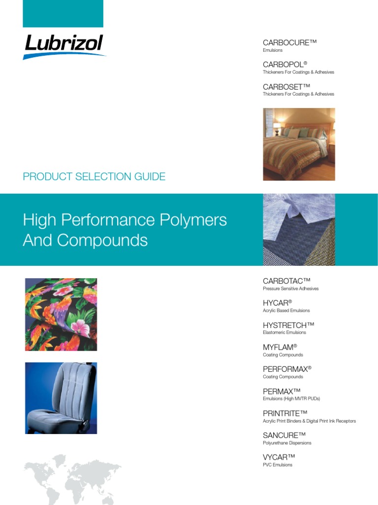 LUBRIZOL General Brochure | PDF | Polyurethane | Acrylic Paint