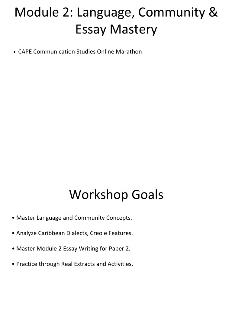 Master Communication Studies Module 2 Marathon FINAL PDF | PDF