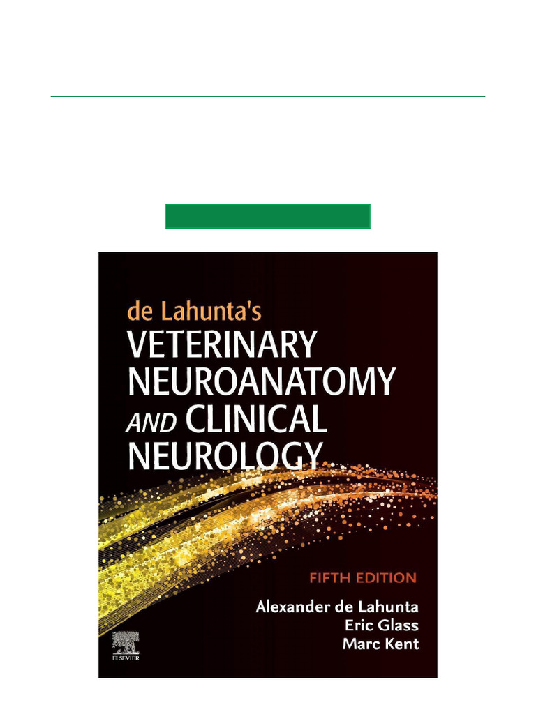 (Ebook PDF) de Lahuntas Veterinary Neuroanatomy and Clinical Neurology - 5th Edition Fast ...