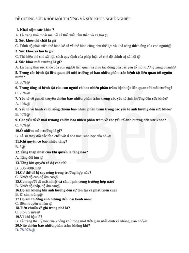 ĐỀ CƯƠNG skmt | PDF