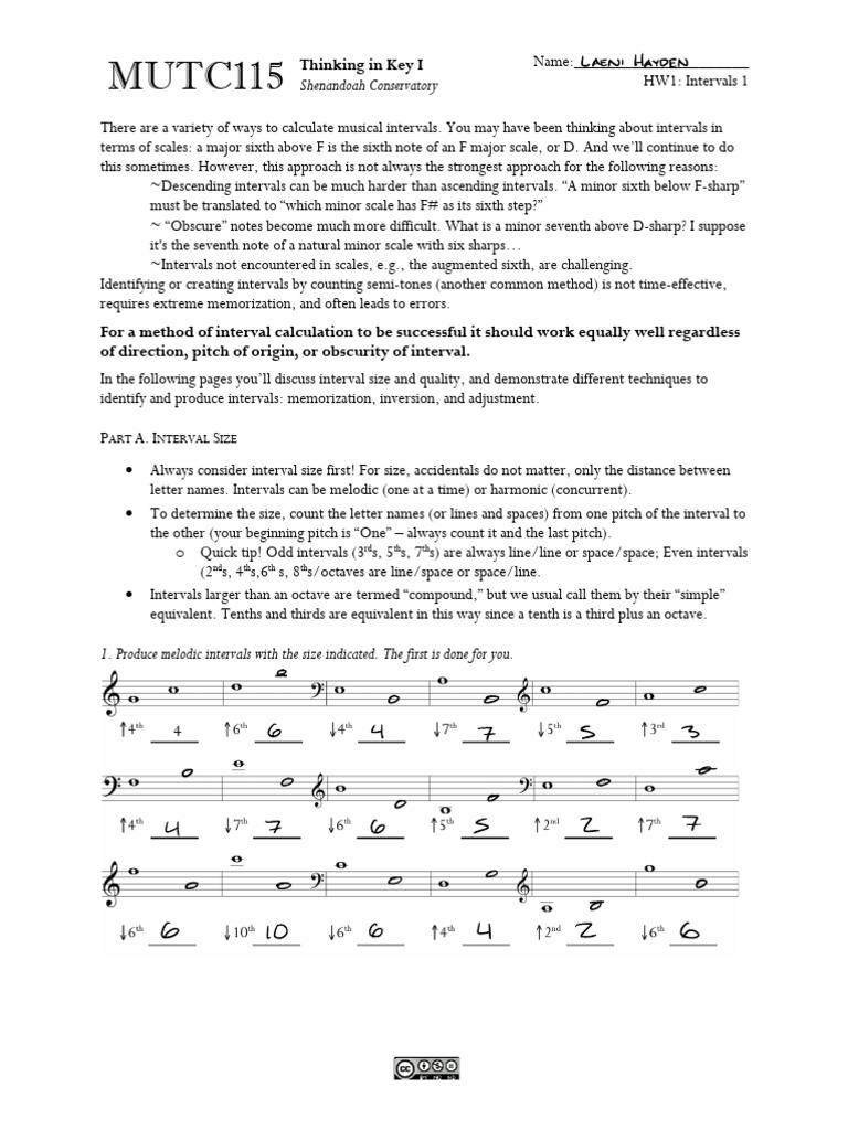 Music Theory 4 | PDF | Interval (Music) | Scale (Music)