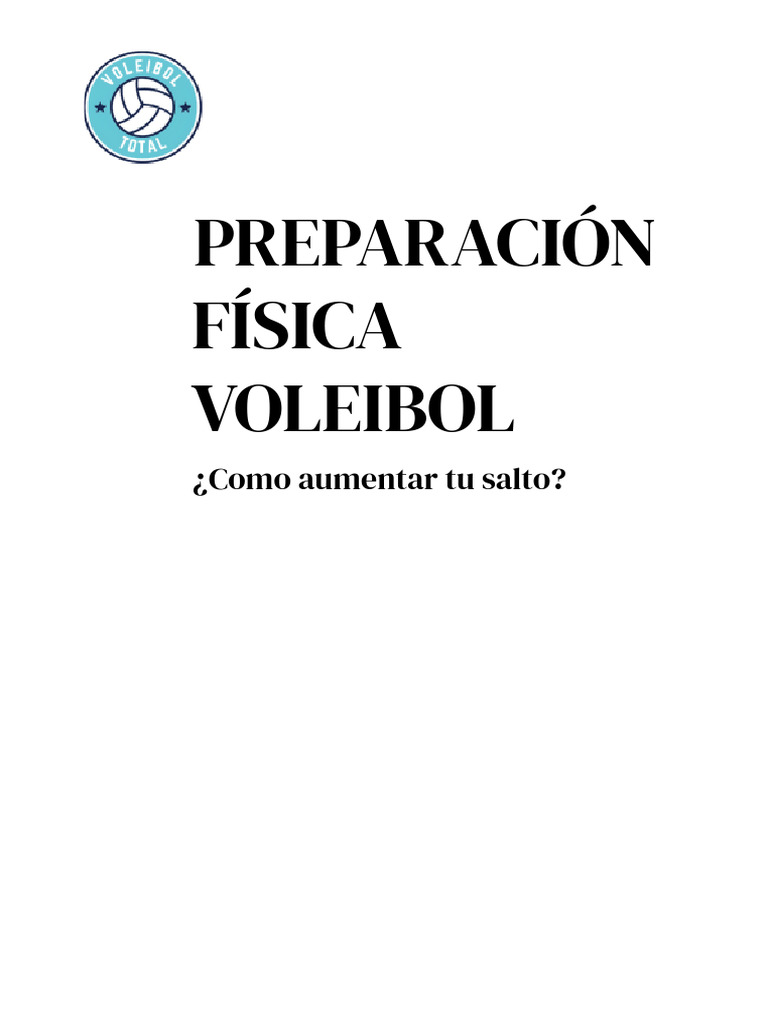 Plantilla para Mejorar Tu Salto (Nivel I) | PDF