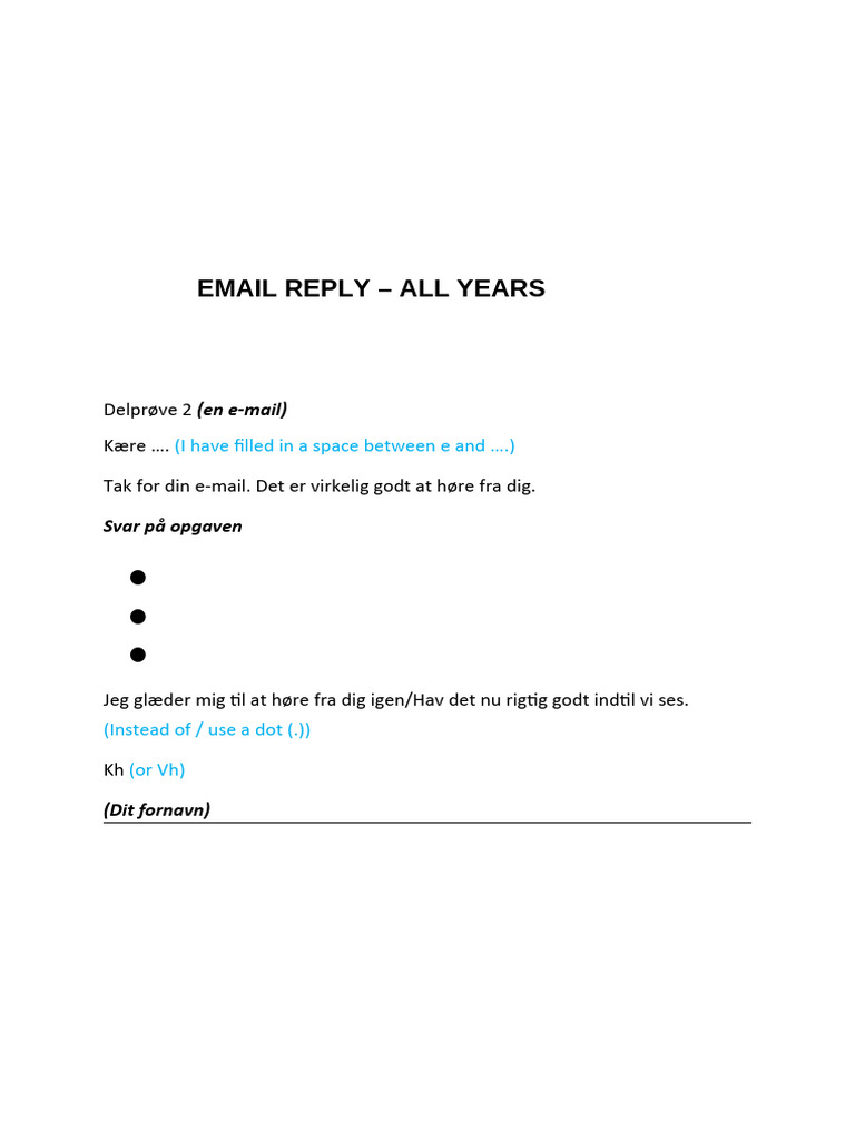 Email Reply - Final | PDF