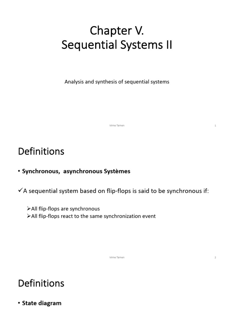 Open Chapter v. Sequential Systems II | PDF | Computer Engineering