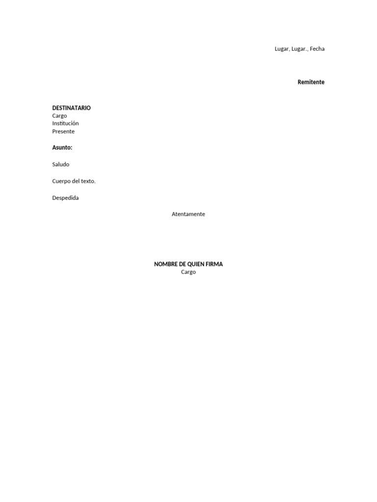 Formato Carta | PDF