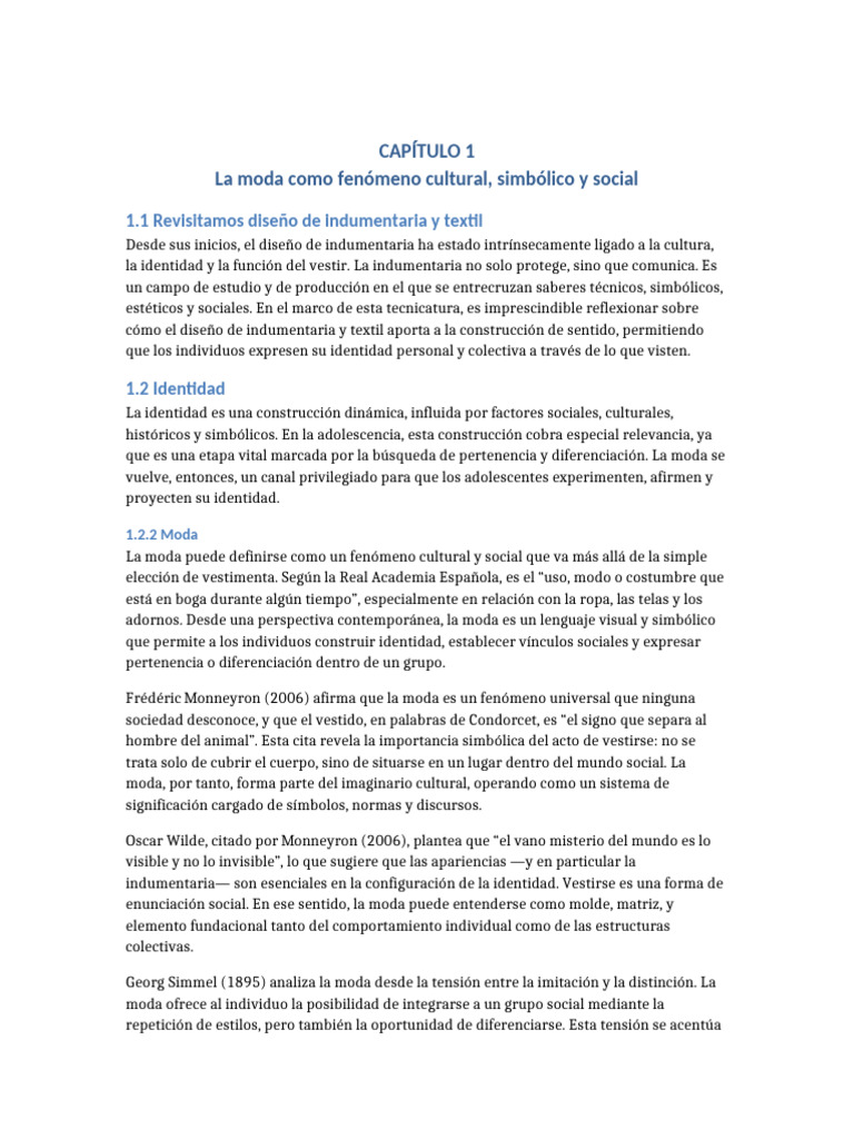 Moda y Adolescencia: Identidad Cultural | PDF | Moda | Los símbolos