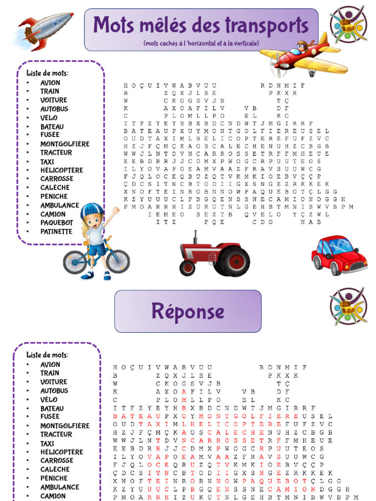 Mots Meles Transports | PDF