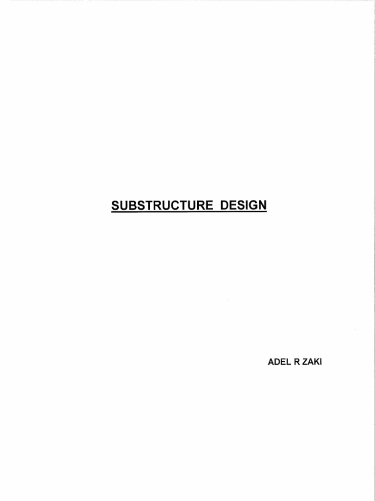 8 - Design Calculation For Bridge Substructure Retaining Wall | PDF