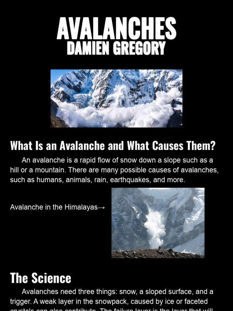 Avalanches | PDF