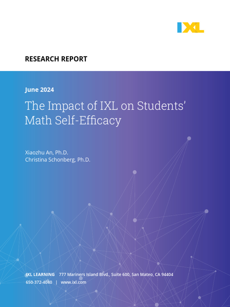 The Impact of IXL On Students Math Self-Efficacy | PDF | Self Efficacy ...