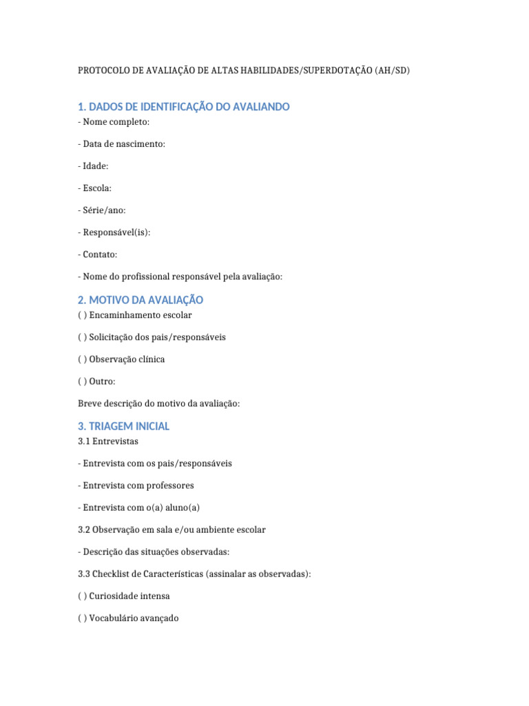 Protocolo Ah SD | PDF