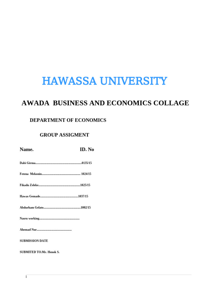 Best Work (1) Econometrics Assignment | PDF | Regression Analysis | Multicollinearity