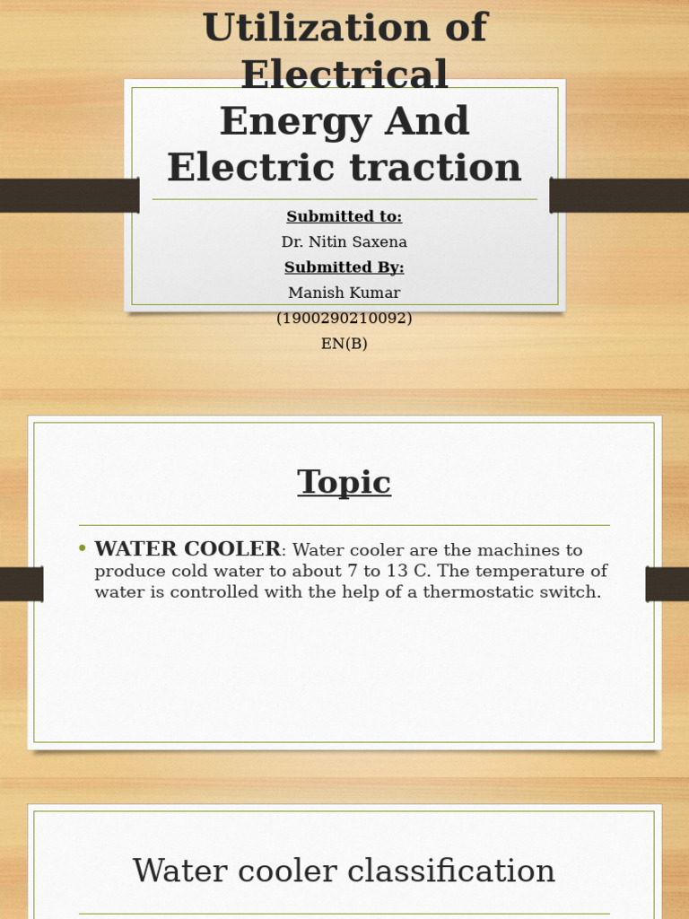 Utilization of Electrical Energy and Electric Traction | PDF