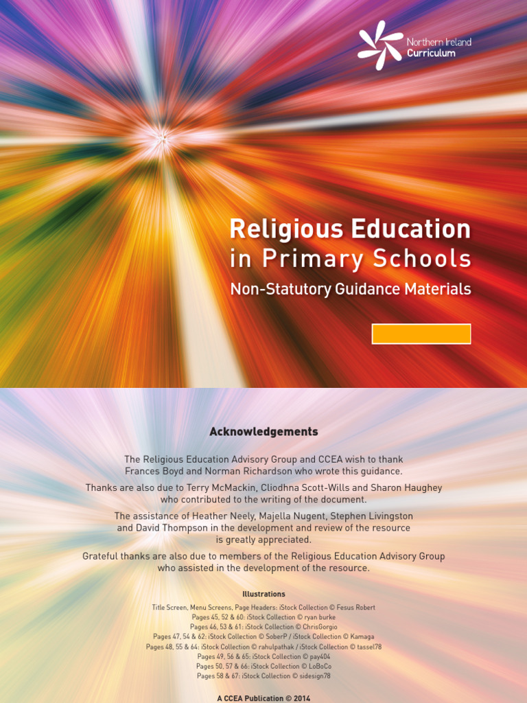 Religious Education in the Primary School – Non-Statutory Guidance ...