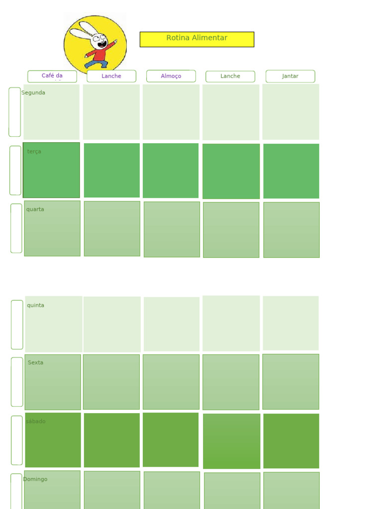 quadro de rotina 2 | PDF